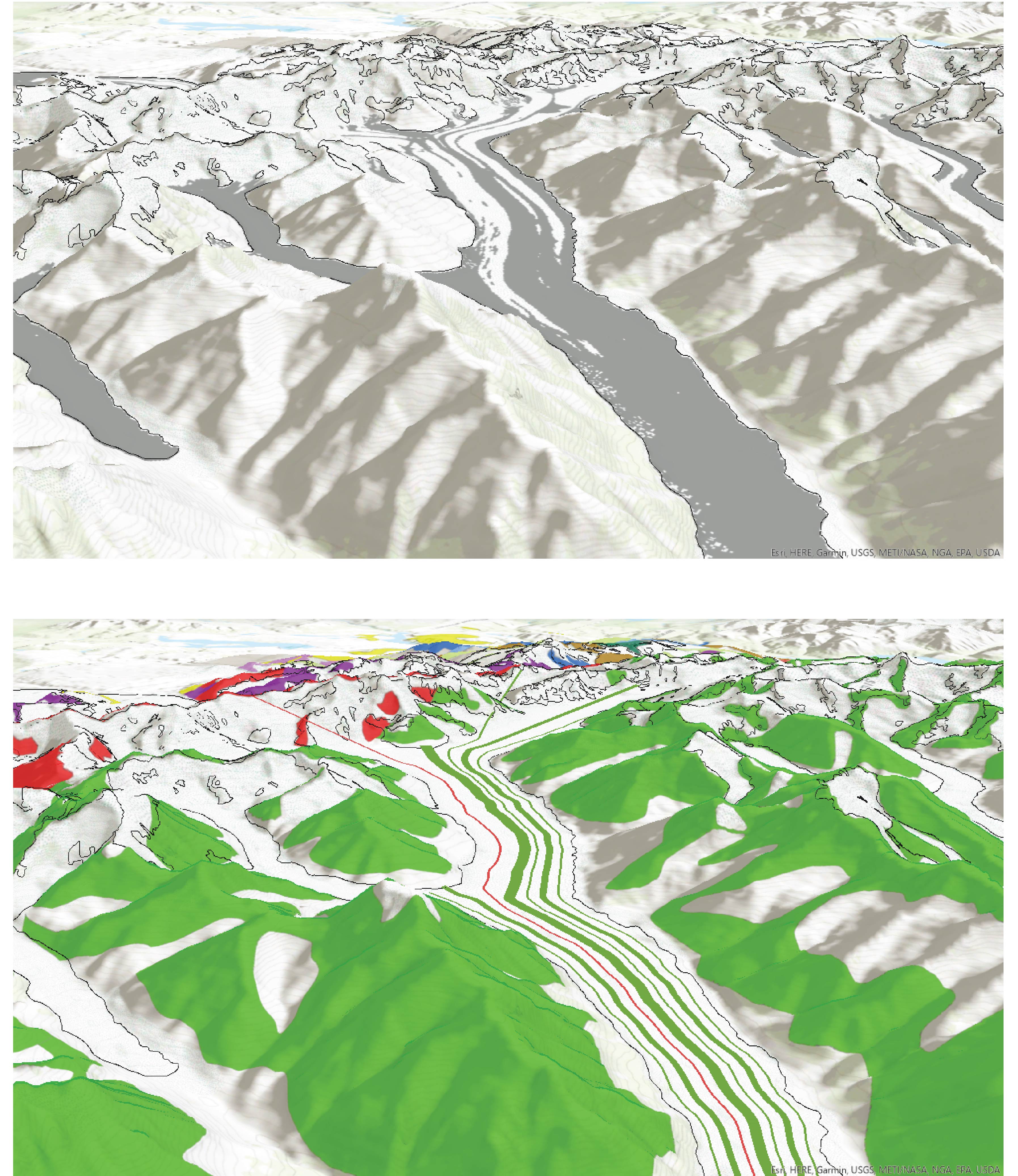 Combining Bedrock Geology and a New Glacier Flowline Tool to Model ...